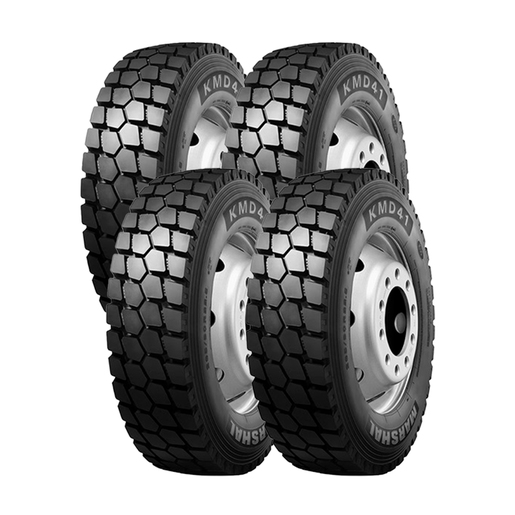 Jogo 4 Pneus Kumho Aro 22.5 KMD41 275/80R22.5 149/146K