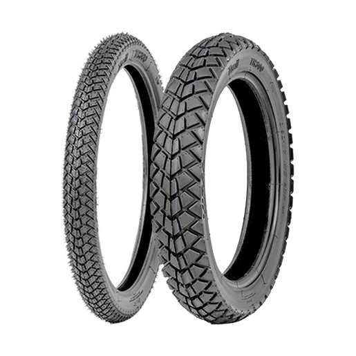 Jogo Pneus de Moto Vipal TR300 90/90-19 52P + 110/90-17 60P TT